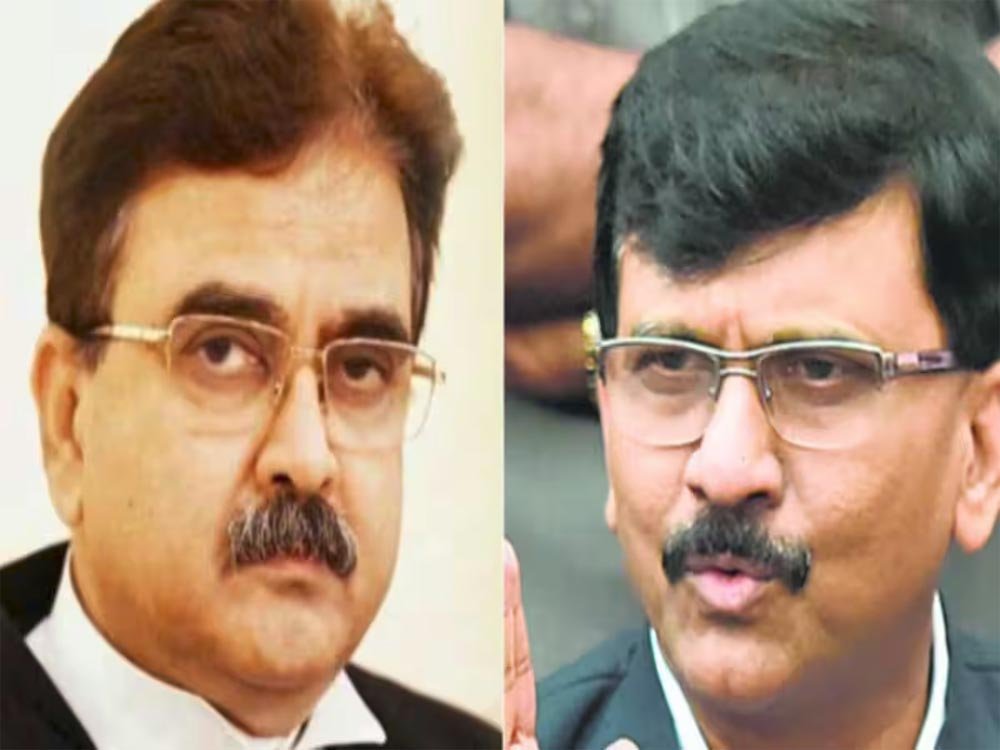 शिवसेना नेता और राज्यसभा सांसद संजय राउत ने कलकत्ता हाई कोर्ट के जज ...